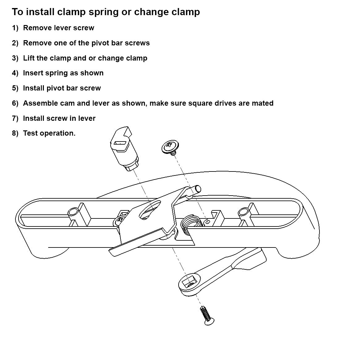 Prime-Line C 1223 Non-Keyed Sliding Glass Door Handle Set, White Diecast, Clamp Style, Surface Mount, Fits 4-15/16 in. Hole Spacing (Single Pack)