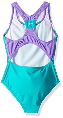 Speedo Girl's Swimsuit One Piece Infinity Splice Thick Strap
