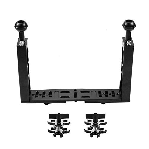 Sturdy Durable Aluminum Diving Underwater Tray Kit with Butterfly Clip Float Arm Handle Grip Gimbal Stabilizer for Gopro EKEN Action SLR Camera Accessories Convenient Practical