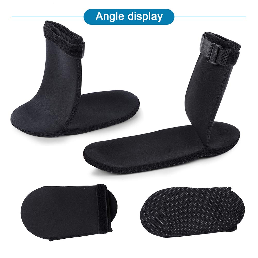ReHaffe Neoprene Water Dive Booties Women,Comfort Anti-Scratch Snorkel Surfing Fin Bootie Socks for Womens Scuba Diving Water Sport & Beach Activity