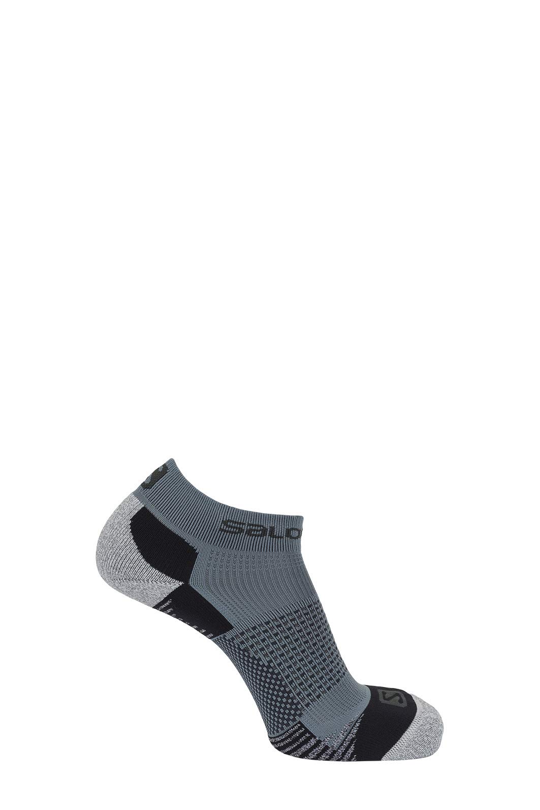 Salomon Unisex Cross Socks 2-Pack, Black/Black, Small