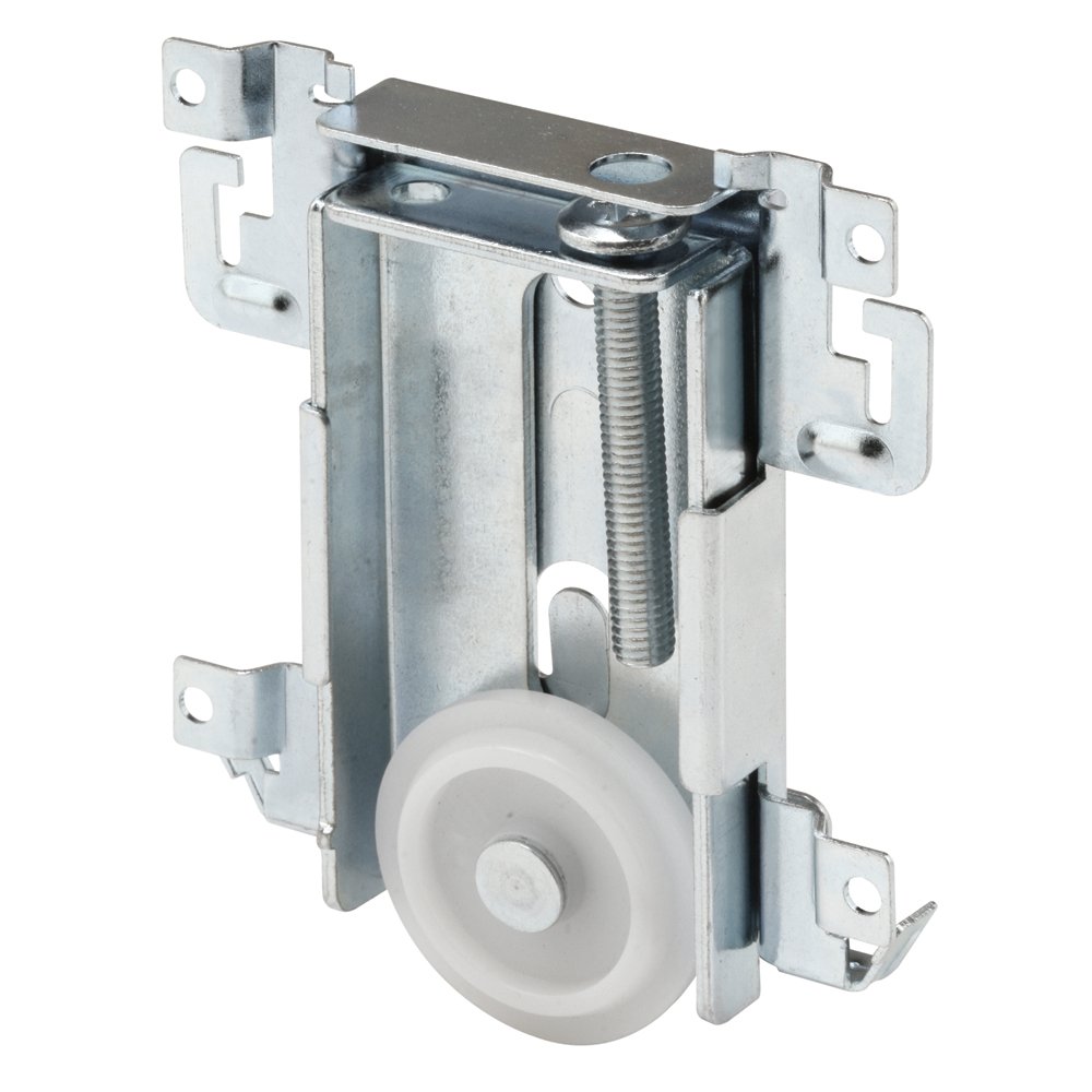 Prime-Line N 6790 1-7/16 In. Mirror Door Roller Assembly, Nylon Flat Roller, for Acme (Single Pack)