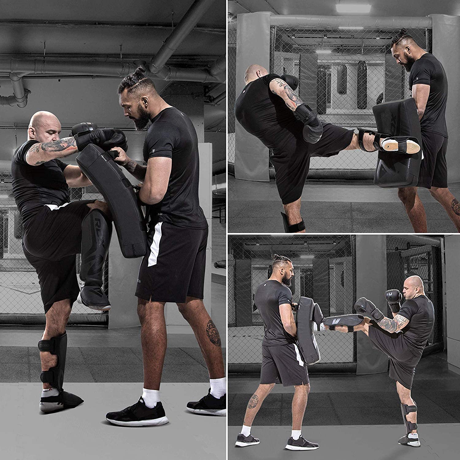 RDX Kick Shield for Kickboxing Training, Great for MMA, Taekwondo, Krav MAGA, Martial Arts, Karate, Curved Muay Thai Kicking Pad, Body Strike Shield (Sold AS Single Item)