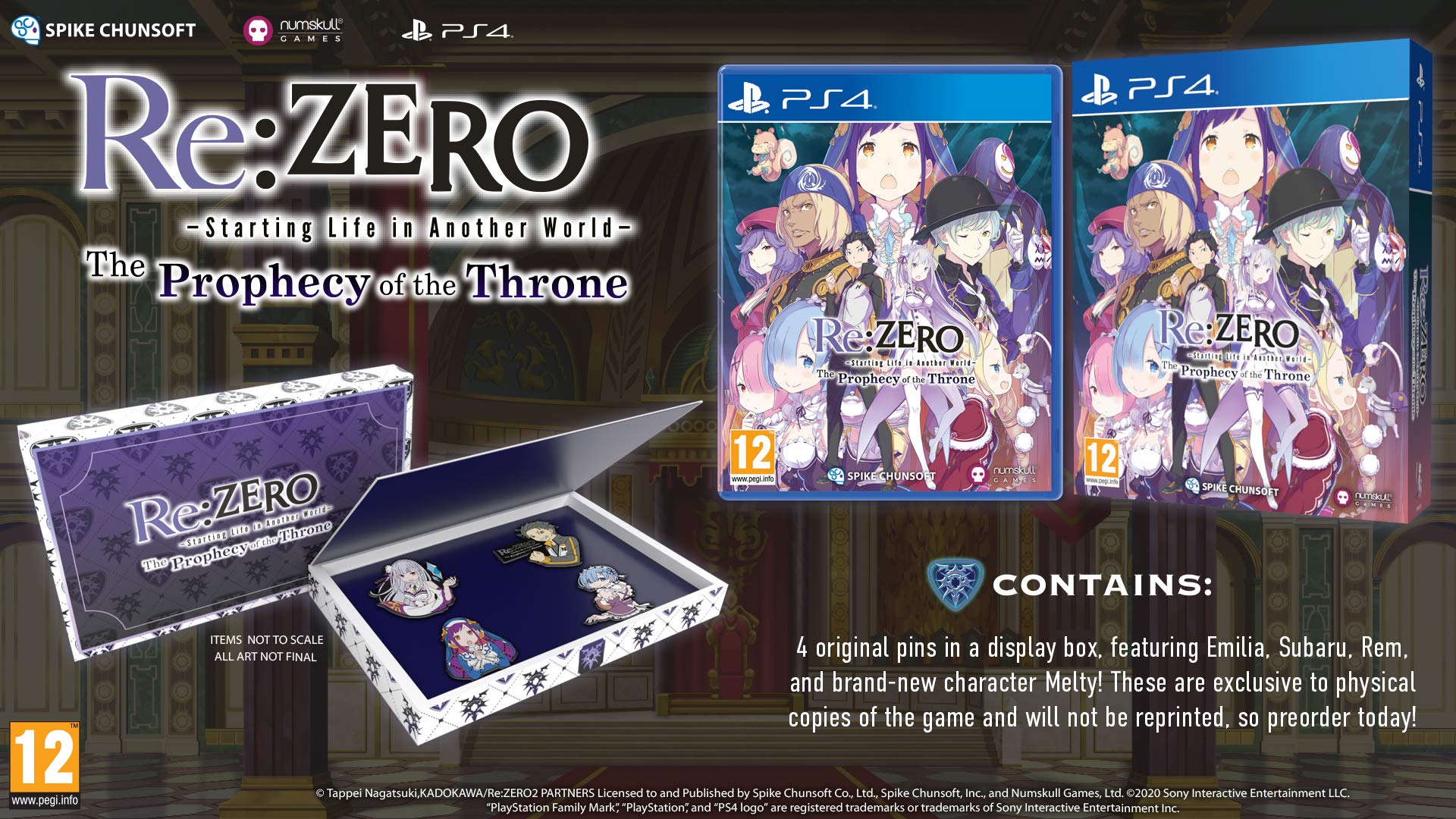 Re: Zero - Starting Life In Another World: The Prophecy Of The Throne (PS4)