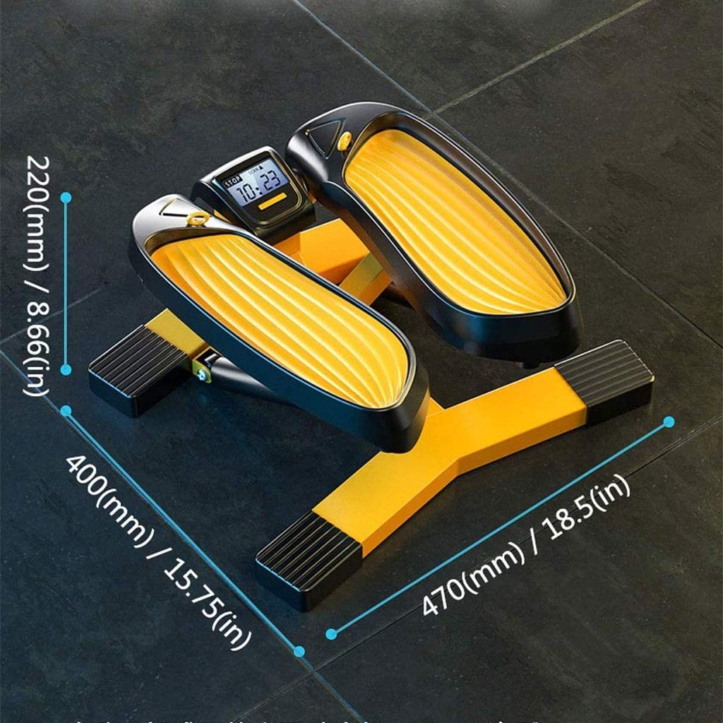 YFDM Fitness Stepper, Multi-Function Household Hydraulic Mini Pedal Indoor Sports Twist Steppers