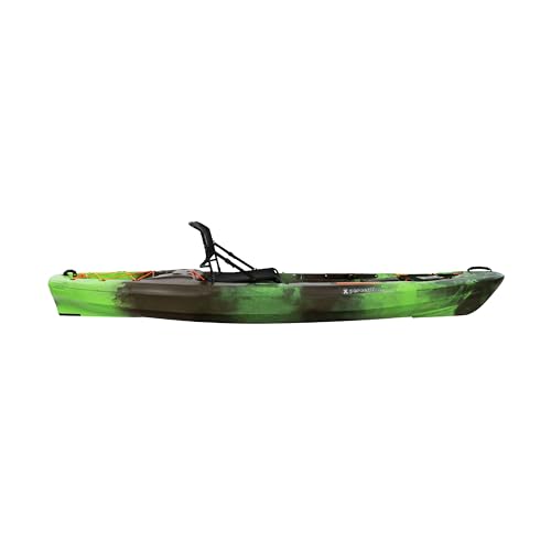 Perception Kayaks Pescador Pro 10 | Sit on Top Fishing Kayak with Adjustable Lawn Chair Seat | Large Front and Rear Storage | 10' 6" | Moss Camo