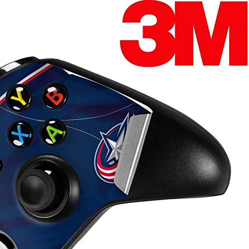 Skinit Decal Gaming Skin Compatible with Xbox One S Controller - Officially Licensed NHL Columbus Blue Jackets Jersey Design