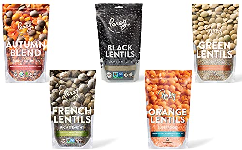 Whole Black Lentils - 16 Oz - Beluga Lentils - Black Masoor Daal - Ideal for Enriching Stews, Curries, Tacos & Soups - Non-GMO, Kosher Certified & Vegan