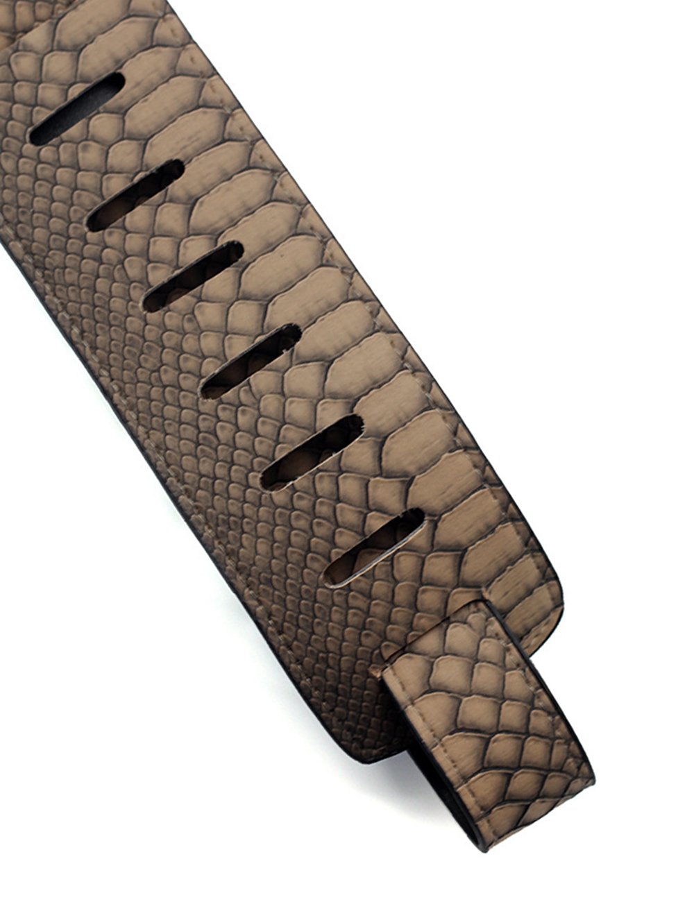Serpentine Adjustable length Guitar Strap, PU Leather Guitar Strap Electric Guitar Strap, Acoustic Guitar Strap and Bass Strap