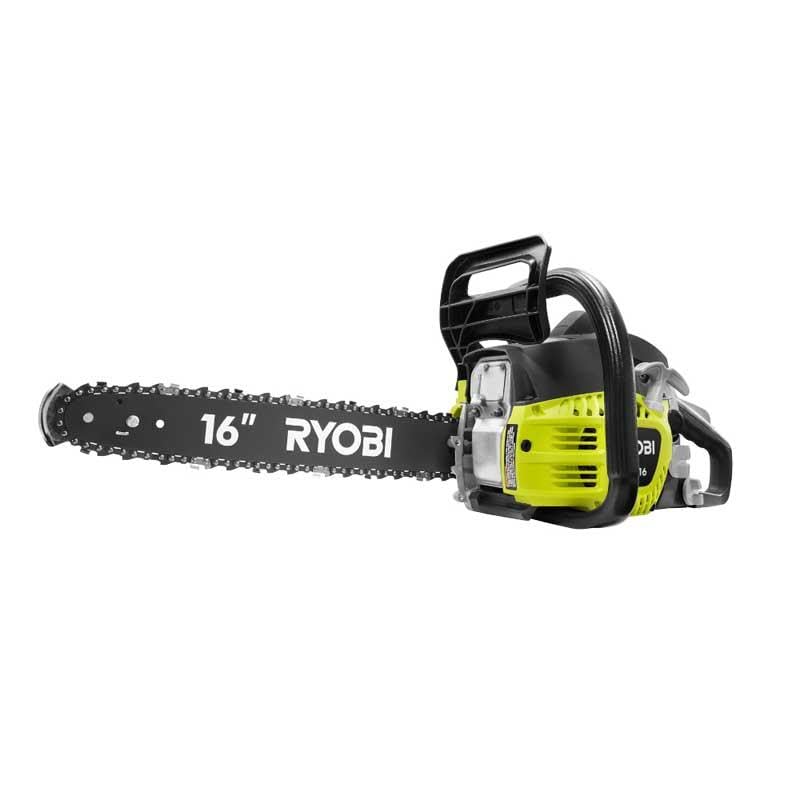 RYOBI 16 in. 37cc 2-Cycle Gas Chainsaw Anti-Vibe Auto Oil (Renewed)