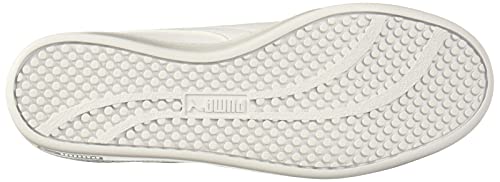 PUMA Women's SMASH V2 Sneaker, Puma White-Puma White, 7.5