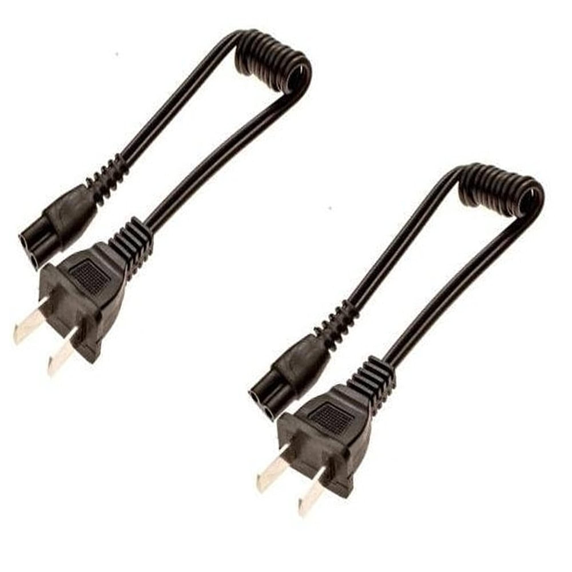 Two Stun Gun Charger Cord Cables OEM Universal for Most All Stun Guns Plus 989 979 195 1109 928 2 Pack(Expandable to 12inch)