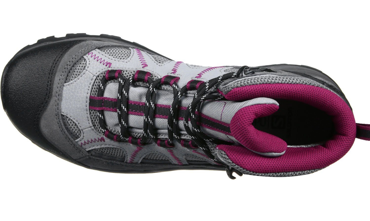 Salomon Women's Authentic Leather GORE-TEX Backpacking Boots, Pearl Grey/Grey Denim/Mystic Purple, 11 M US