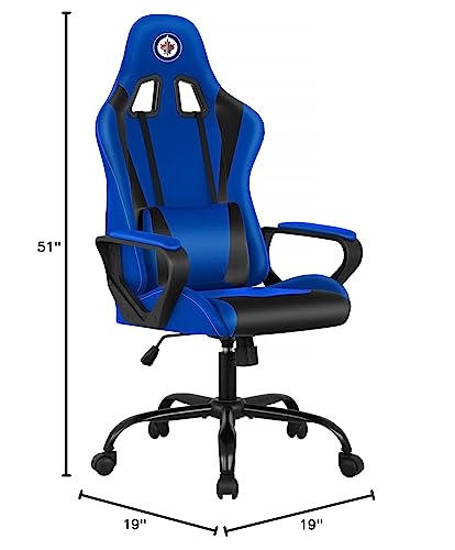 PC Gaming Chair Ergonomic Office Chair Desk Chair PU Leather Computer Chair High Back Racing Chair with Lumbar Support Armrest for Home Office