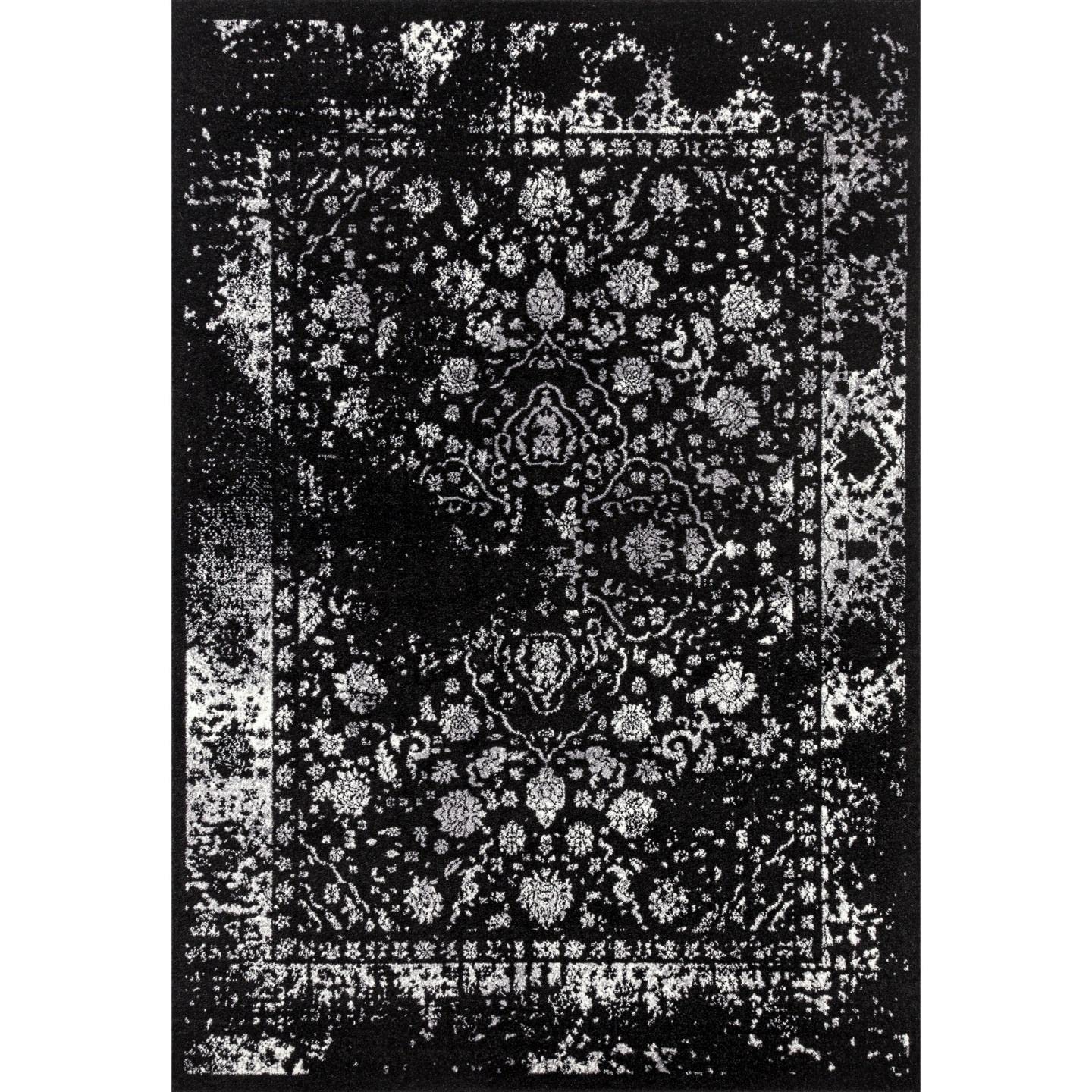 Persian-Rugs Luxe Weavers Rug 6495 β Distressed Floral Area Rug