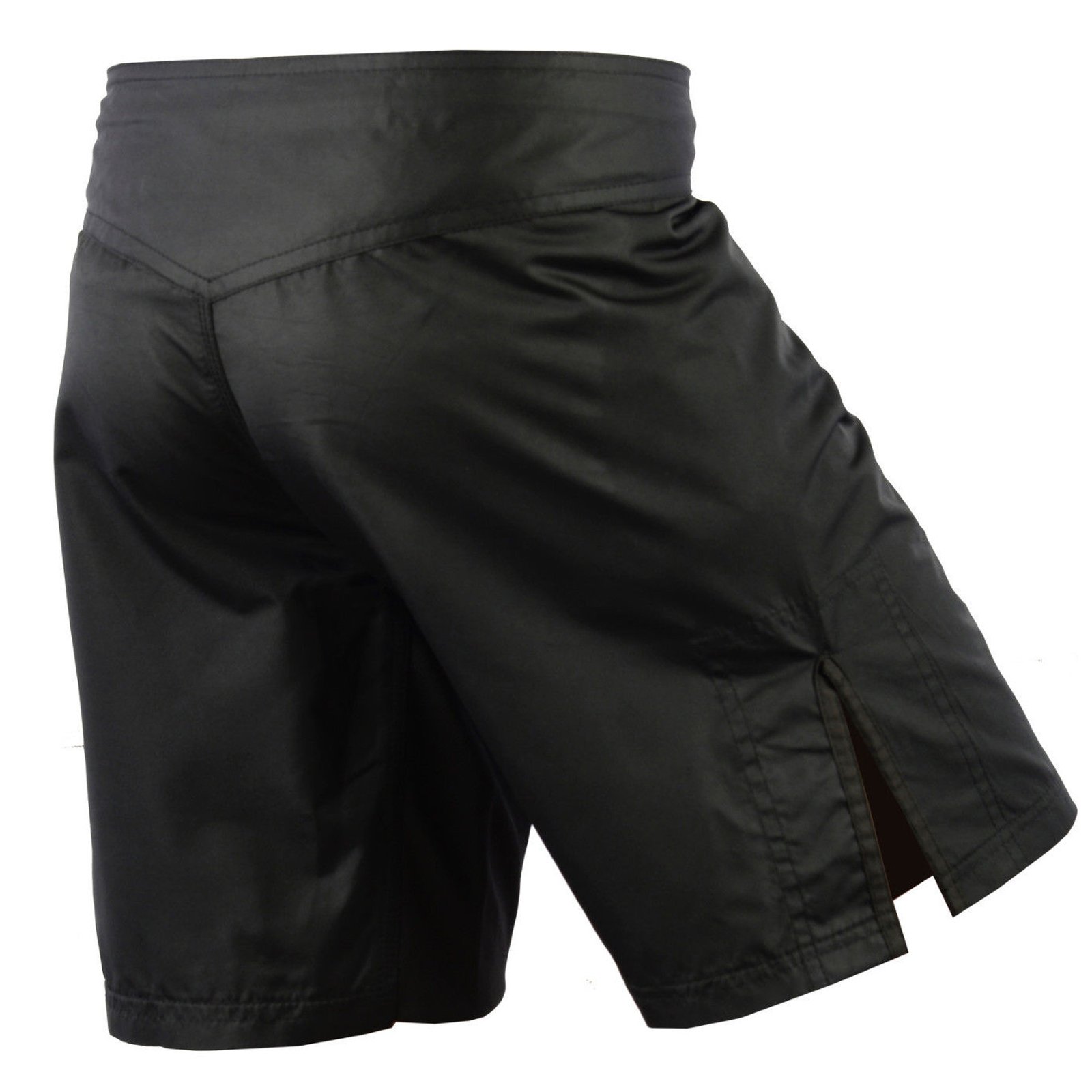 ROAR MMA Rash Guard & BJJ Shorts Set Mens Women Fight Wear Kids Grappling Training (Simple-Black-3Pcs, Medium)
