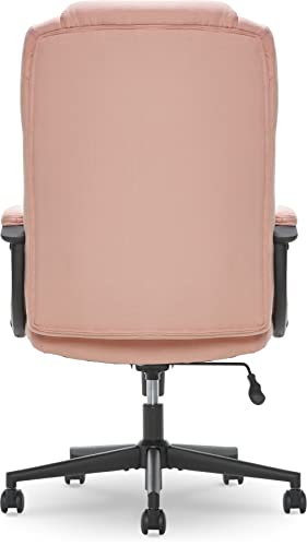 Serta Style Hannah II Office Chair, Harvard Pink Microfiber