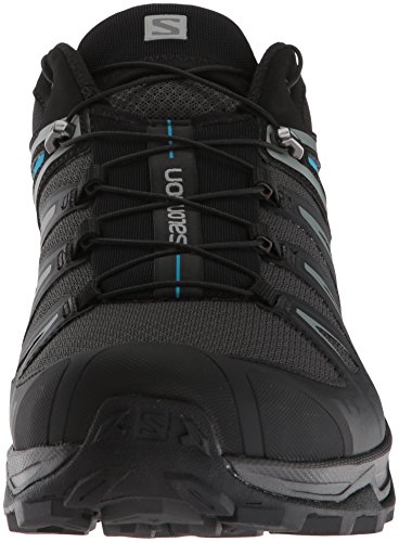 Salomon X Ultra 3 Hiking Shoes for Men, Phantom/Black/Hawaiian Surf, 12