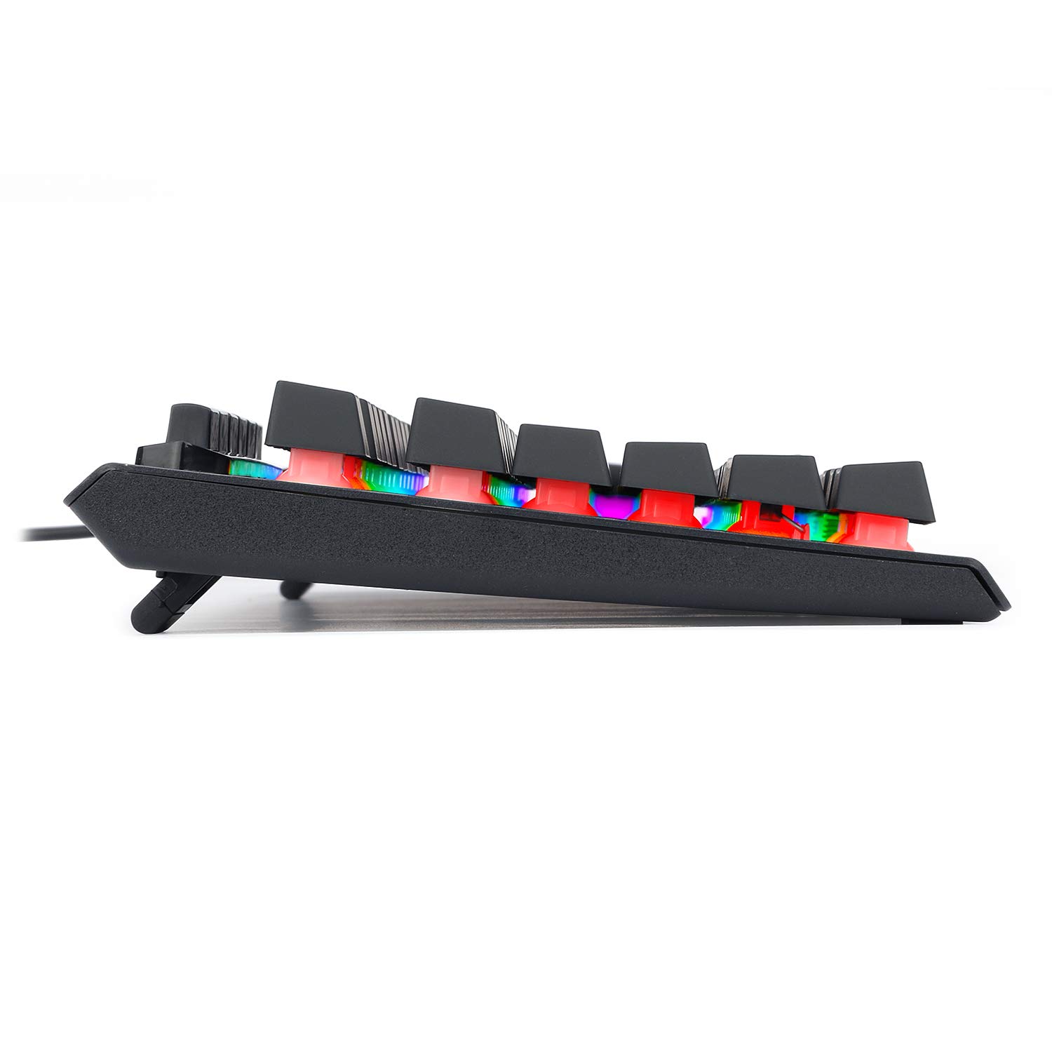 Redragon K511 PRO RGB Gaming Keyboard Wired LED Backlit Programmable Macro Keyboard 104 Keys Quiet Silent Membrane Keyboard for Windows PC Gamer Computer
