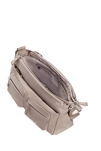 Samsonite Women's Messenger, Pink (Rose), Shoulder Bag with 2 Front Pockets (28 cm)