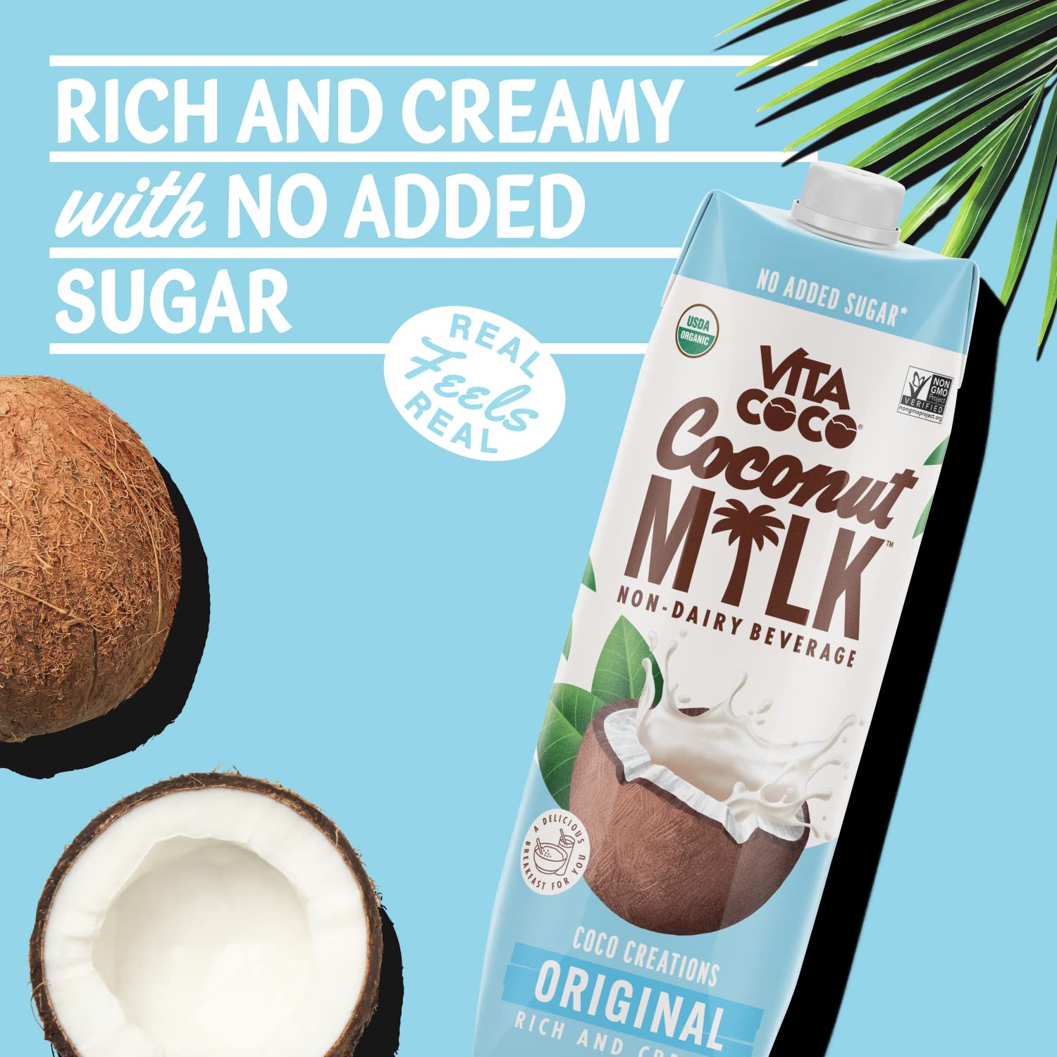 Vita Coco Coconut Milk, Dairy-Free, Gluten-Free - 33.8 Fl Oz, Pack of 6