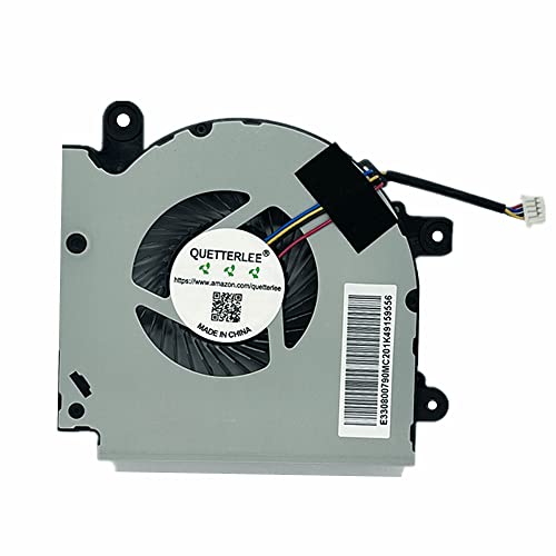 QUETTERLEE Replacement New Laptop GPU Cooling Fan for MSI GF75 Thin 9SC-027 GF75 8RC GF75 8RD GF75 9SC GF75 9SD MS-17F3 MS-17F2 MS-17F1 MS-17F4 MS-17F5 Series PAAD06015SL N416 Fan