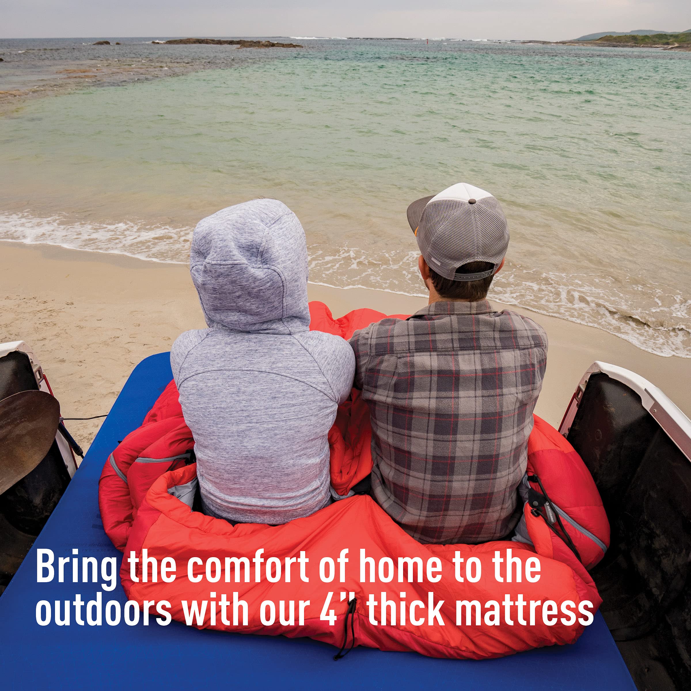 Sea to Summit Comfort Deluxe Self-Inflating Foam Camping Mattress, Regular (72 x 25 x 4 inches) - 2021