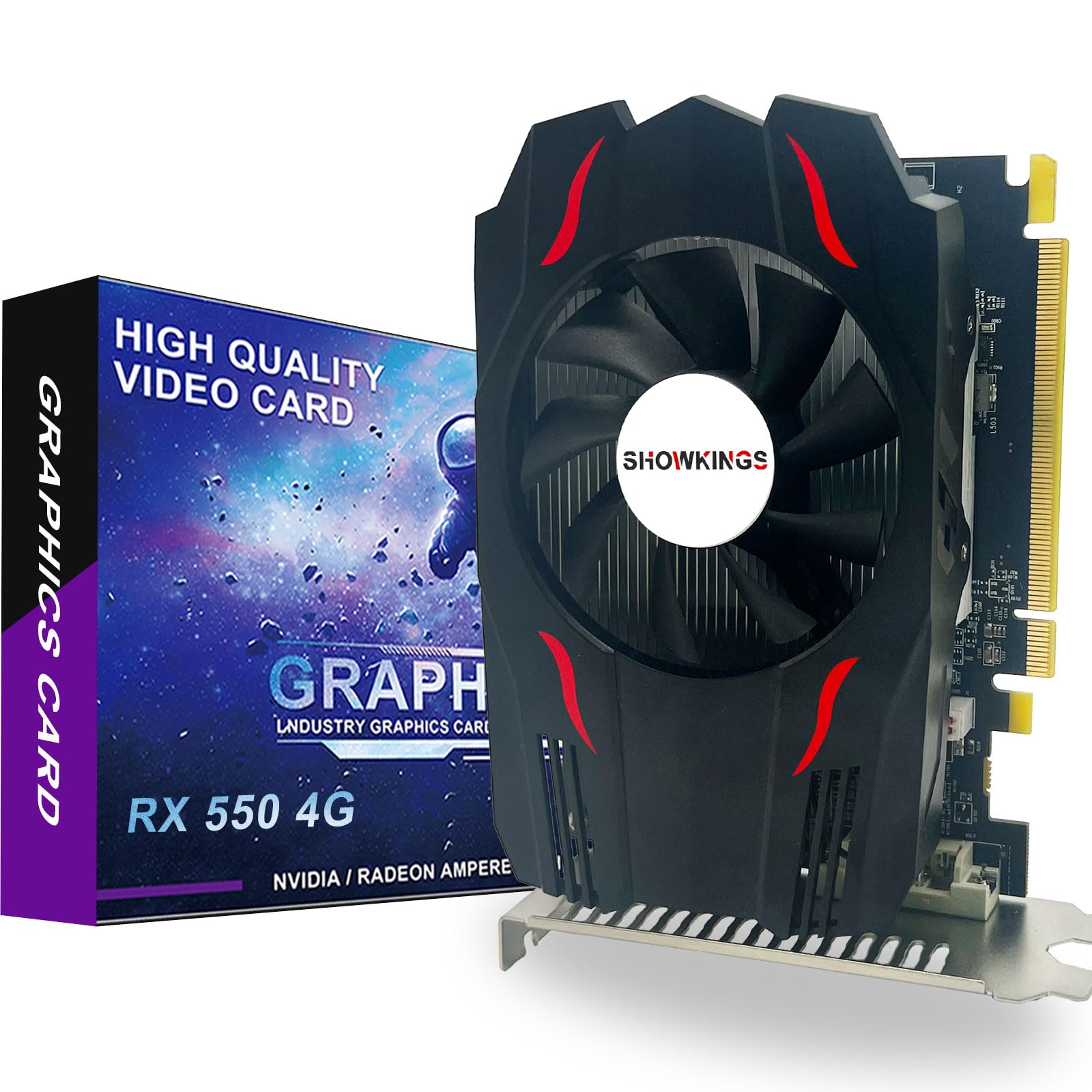 SHOWKINGS GeForce GT 1030 2GB Graphics Card, GDDR5 64 Bit VGA HDMI-Output Computer, PCI Express 3.0 Video Card for Office and Gaming