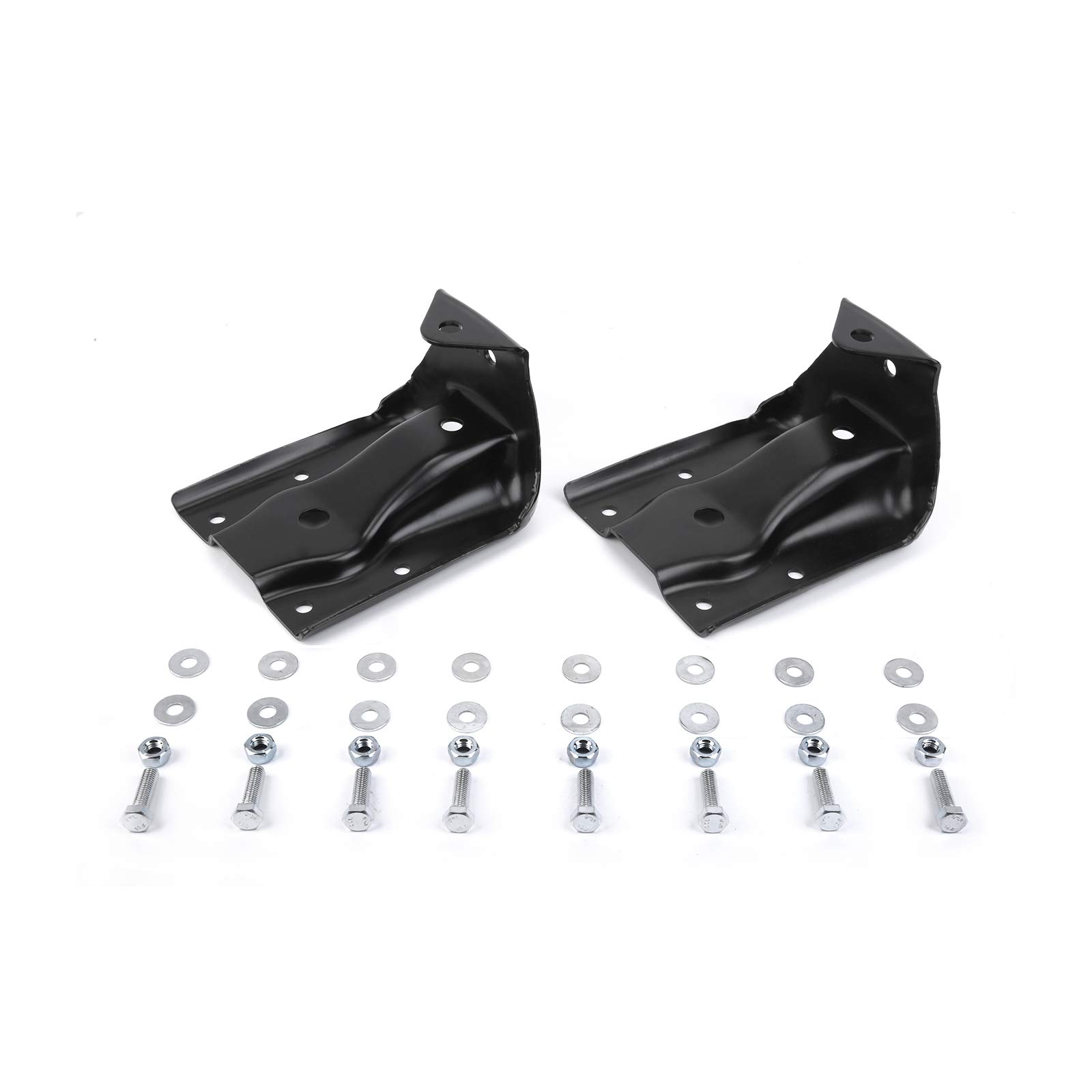 WEILEITE Rear Leaf Spring Hanger Shackle Bracket Kit Compatible With Chevy Silverado GMC Sierra 1500 1999-2014 Tahoe Suburban Avalanche Yukon Cadillac Escalade 2007-2009 Replaces 12474021 722-032