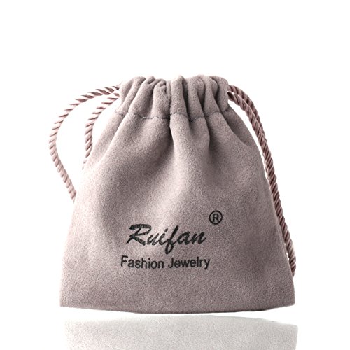 Ruifan 8PCS 20G Crystal Ferido & Shiny Ball Curved Barbell Eyebrow Ear Ring Body Piercing Jewelry 10mm