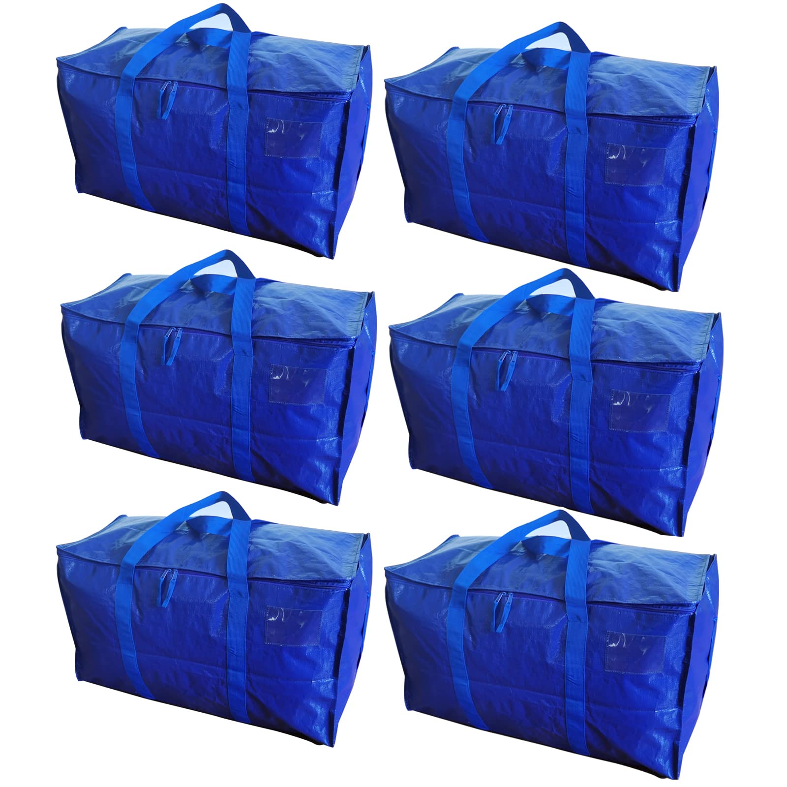 Yun Xuan Reusable Moving Bags, Large Storage Bags for Space Saving ,The Best Choice (6 Pack)
