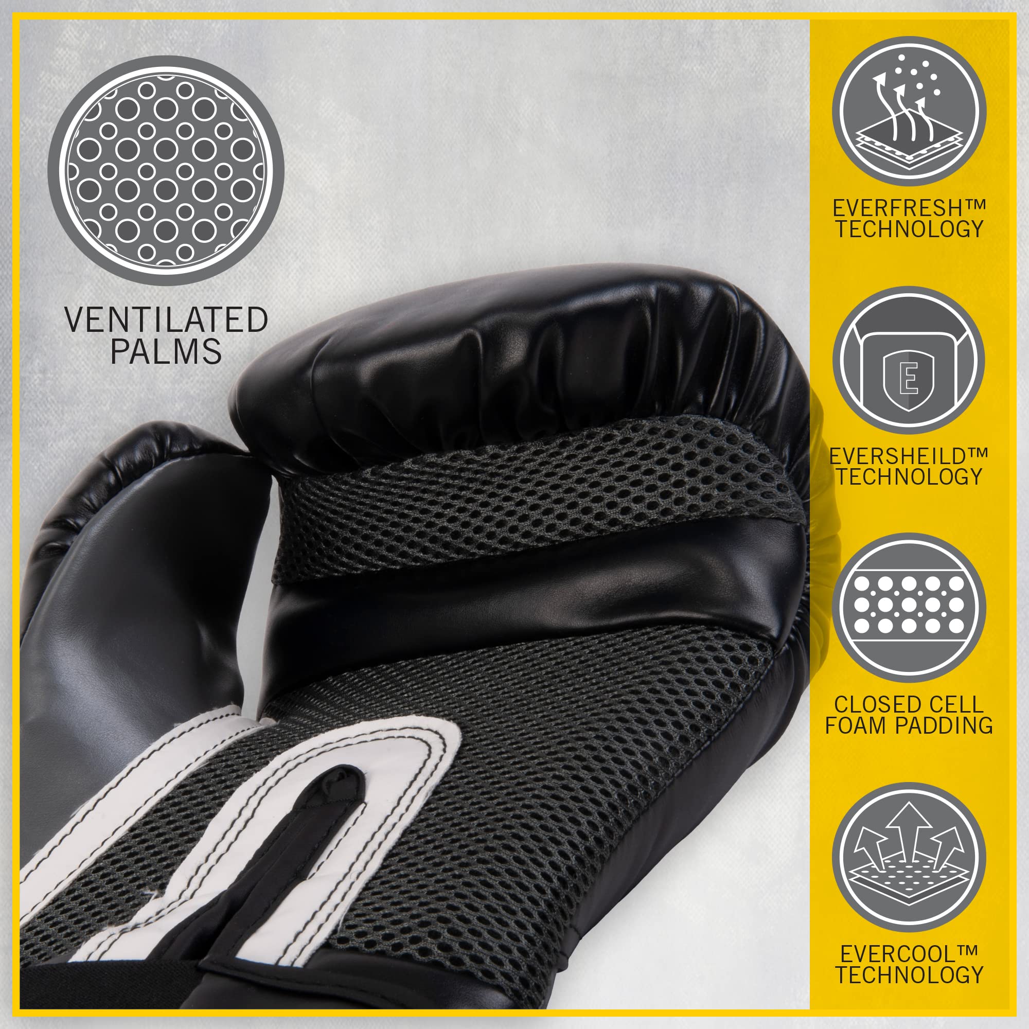 Pro Style Boxing Gloves-Black 14oz (PR)