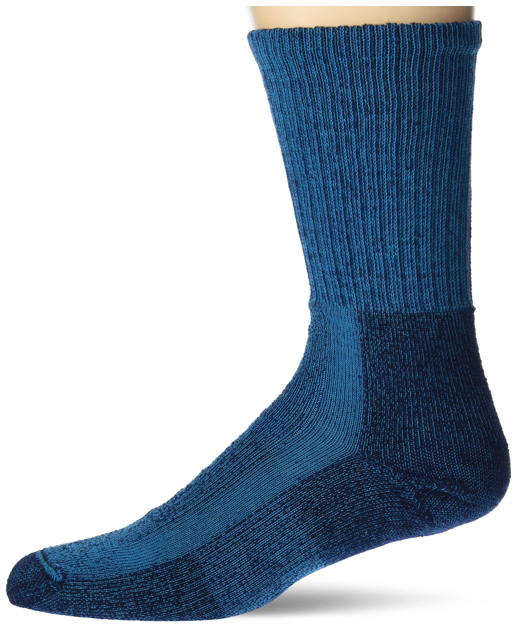 thorlos Men's LTH Thick Padded Light Weight Crew Hiking Sock, Moss (1 Pair), Extra Large