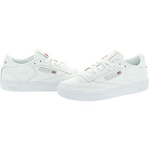 Reebok Women's Club C 85 Sneaker, White/Light Grey, 5