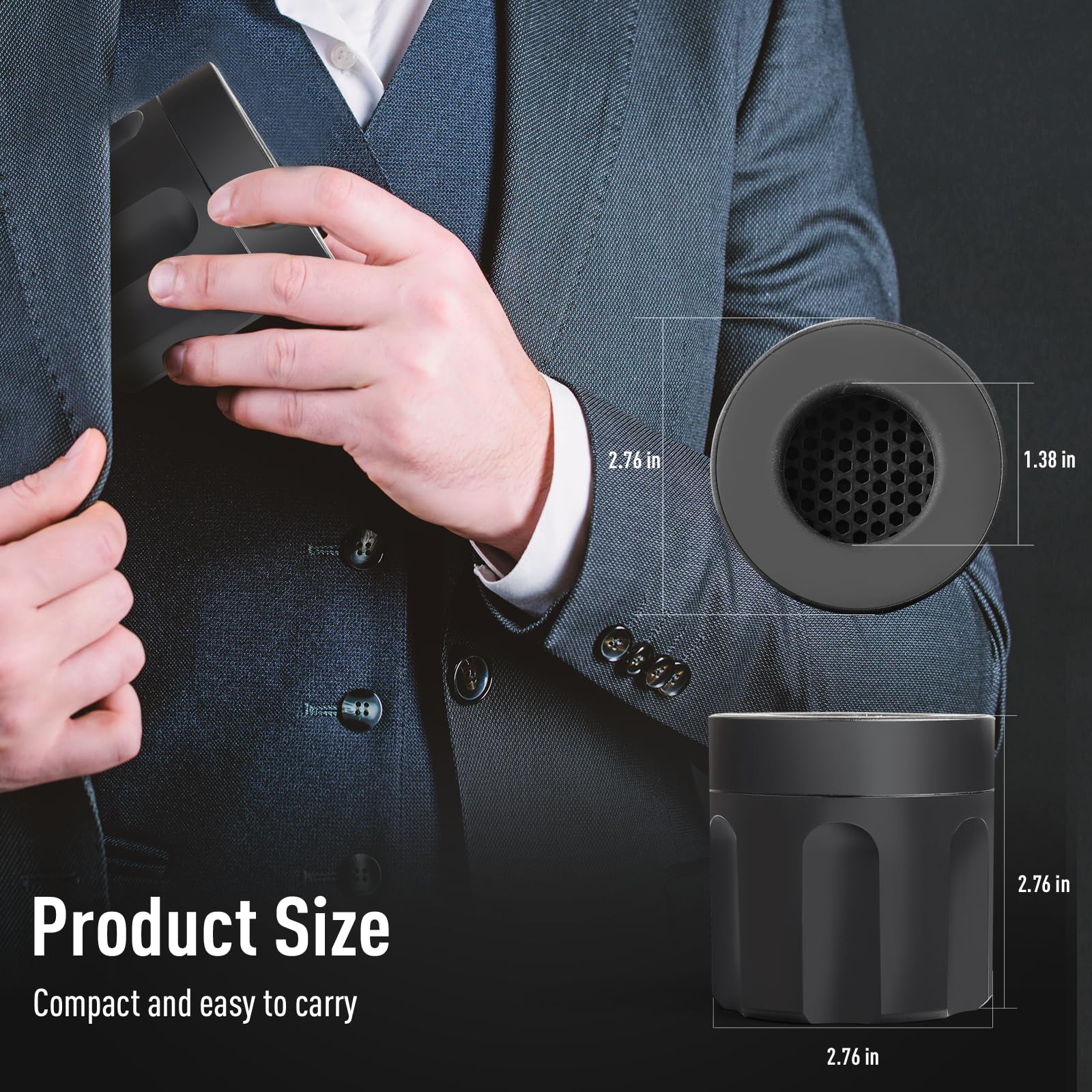 TOCOMIDER Personal Smoke Filter - gift for buddy -Replaceable Filters attch a replacement filter - suit for travel and car
