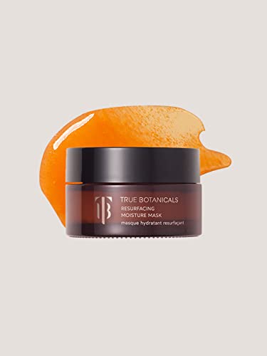 True Botanicals - Organic Resurfacing Moisture Mask | Non-Toxic, Cruelty-Free | Moisturizes As It Exfoliates + Stimulates Collagen Production To Fight Wrinkles | MADE Safe (1 fl oz | 30 ml)