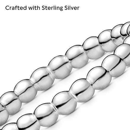 Pandora Beaded Ring - Hand-Finished Silver Ring - Ring for Women - Gift for Her - Sterling Silver - Size 7