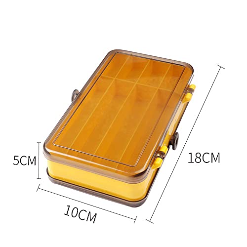 UXZDX CUJUX Double-Sided Fishing Box Fishing Accessories Bait Hook Storage Box Fishing Tackle Storage Box