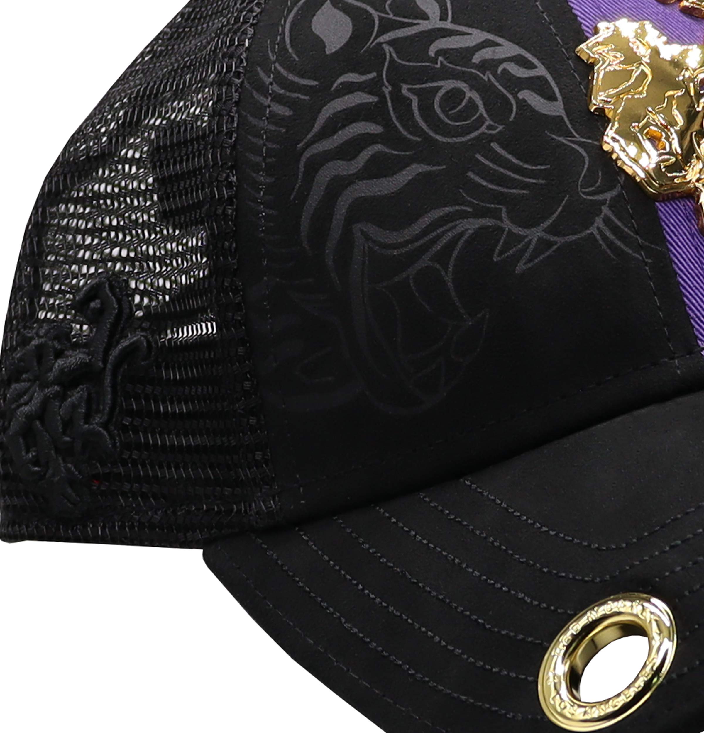 Red Monkey Hidden Tiger Center Stripe Black RM1243 New Limited Edition Unisex Fashion Trucker Cap Hat