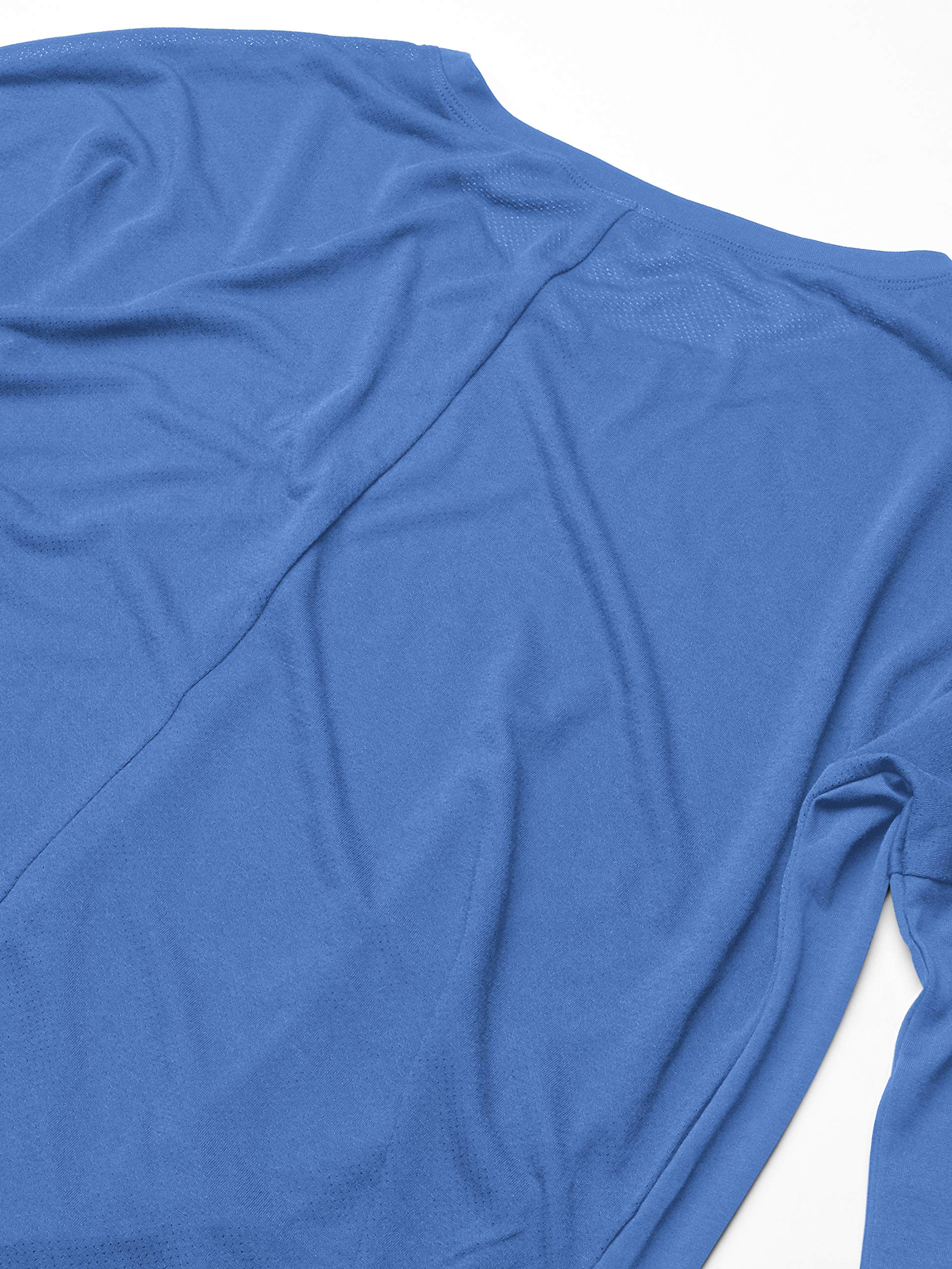 Reebok Workout Ready Supremium Long Sleeve Shirt, Blue Blast, Medium