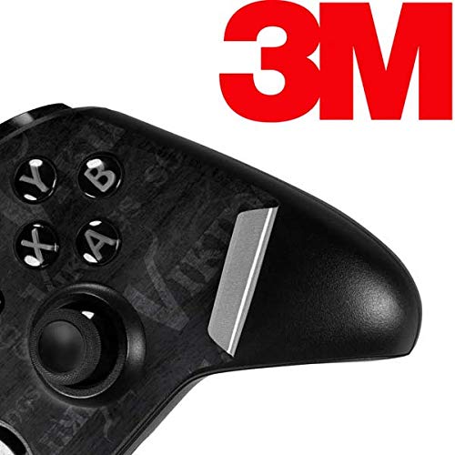 Skinit Decal Gaming Skin compatible with Xbox One Elite Controller - Officially Licensed NFL Minnesota Vikings Black & White Design