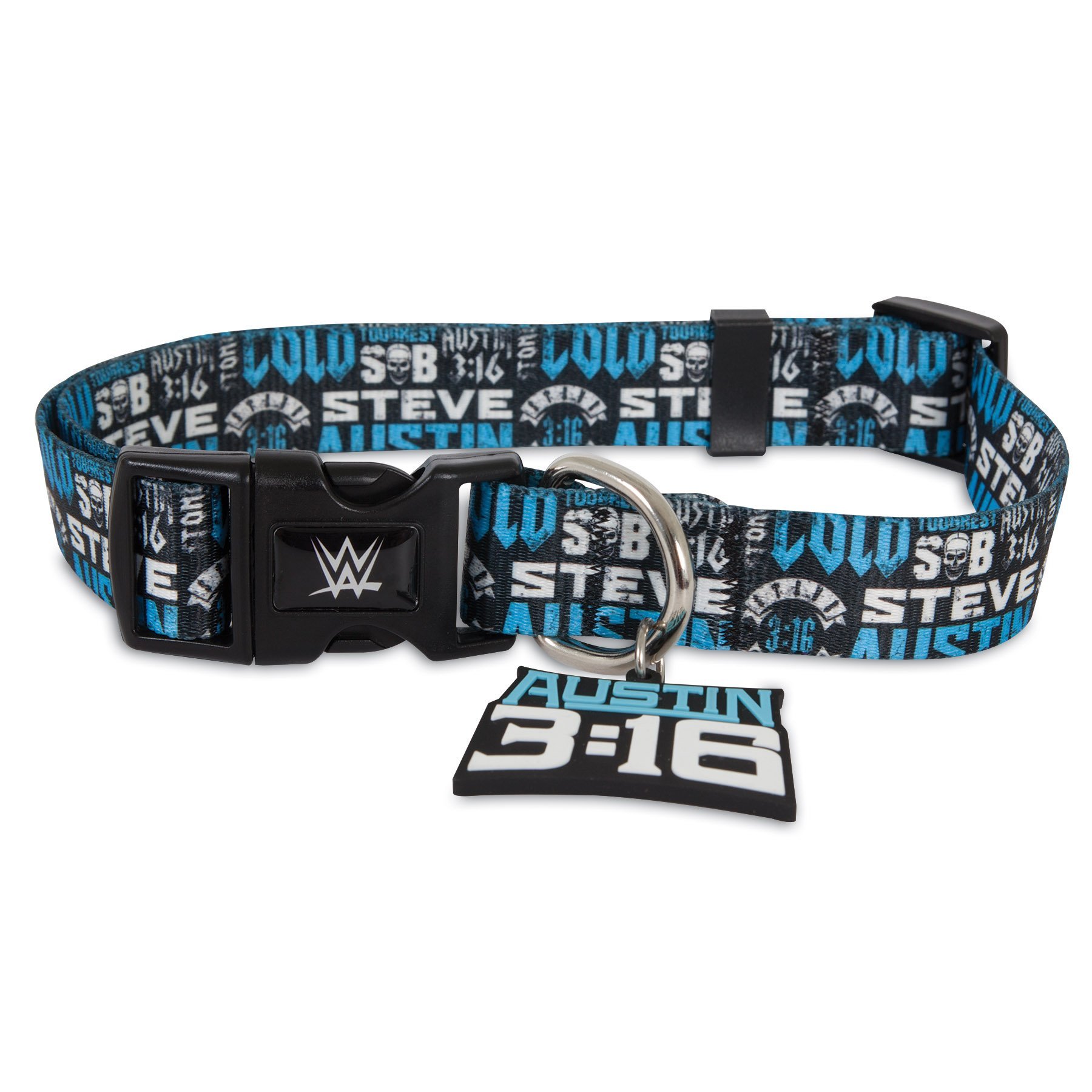 Petmate WWE 3/4 X 10-16" Stone Cold Adjustable Dog Collar