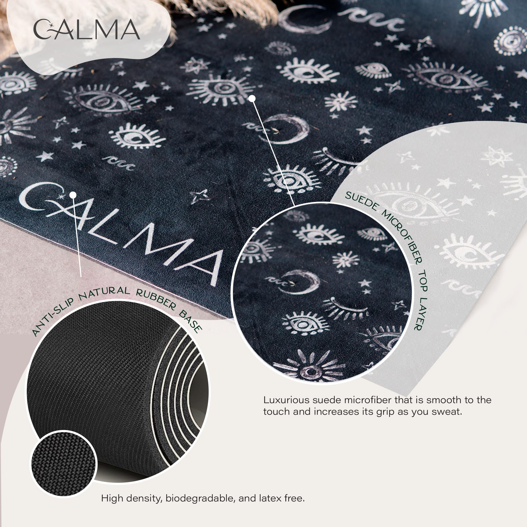 Yoga Mat Thick | Premium Quality for Home Workout & Gym | Non-Slip & Eco-Friendly | Yoga Mats with Unique Design for Exercise Equipment