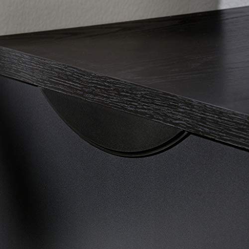 Sauder Via Credenza, L: 59.45" x W: 23.47" x H: 29.76", Bourbon Oak