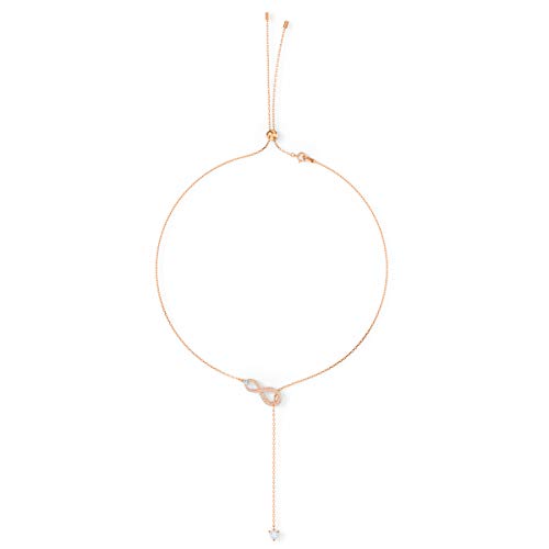 SWAROVSKI Women's Hyperbola Crystal Jewelry Collections, Rhodium & Rose Gold Tone Finish