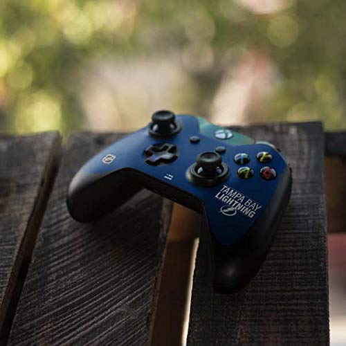 Skinit Decal Gaming Skin Compatible with Xbox One Controller - Officially Licensed NHL Tampa Bay Lightning Lineup Design
