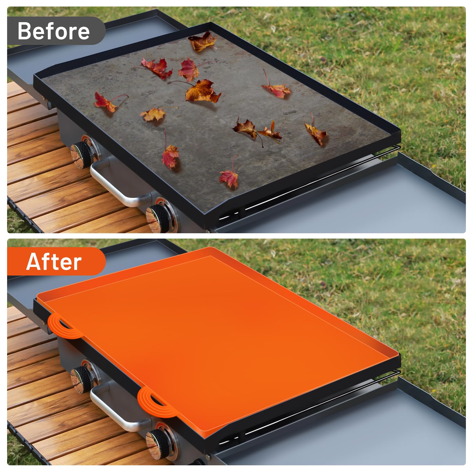 Ragstone Silicone Griddle Mat for Blackstone 36 Inch Griddle Heavy Duty Food Grade Silicone Mat Protect Griddle from All Season Cooking Protective Cover