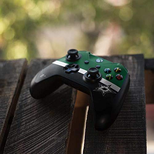 Skinit Decal Gaming Skin compatible with Xbox One Elite Controller - Officially Licensed NHL Dallas Stars Jersey Design