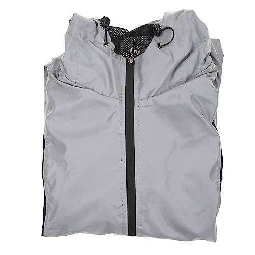 Reflective Jacket, Breathable Waterproof Super Bright Cycling Jacket Packable for Climbing for Hiking (XL)