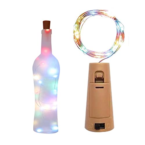 Shakven Cork Bottle Lights - 6.5ft Battery Operated The Fairy Mini Copper Wire Cork Lights,Mini String Light for DIY Wedding Christmas Holiday Home Party Decoration